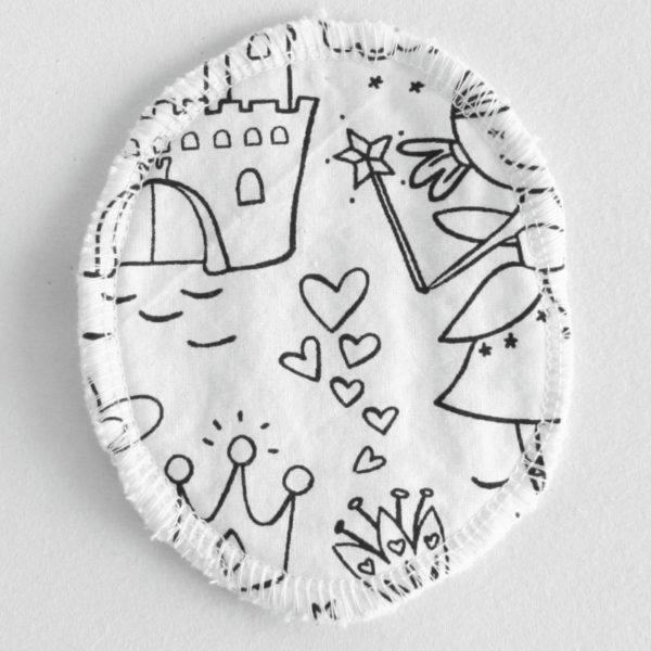 disque-ovale-blanc-colorier-pricesse-recto | Jailane Création